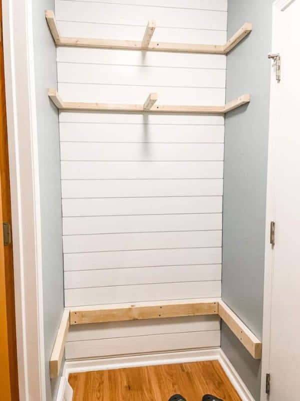 Stunning DIY Entryway Bench Transformation (With Shoe Storage!) - Tiny ...