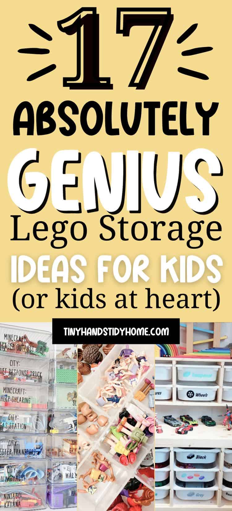 17 Genius Lego Storage Ideas To Keep Those Pesky Little Bricks Off Your ...
