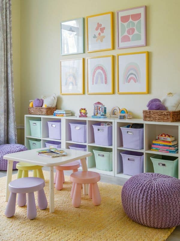 15 Stunning Pastel Playroom Ideas: From Rainbow Walls to Boho Chic ...
